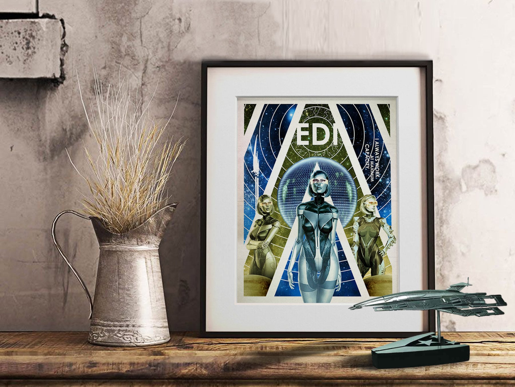 Drawing & Illustration Edi Digital Print Mass Effect Unofficial Fan Art ...