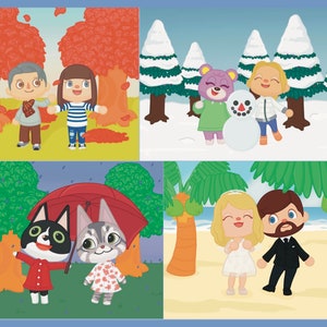 Personalized Animal Crossing Character Portrait From Photo | Digital or ...