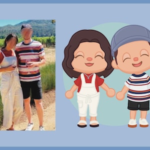 Personalized Animal Crossing Character Portrait From Photo | Digital or ...