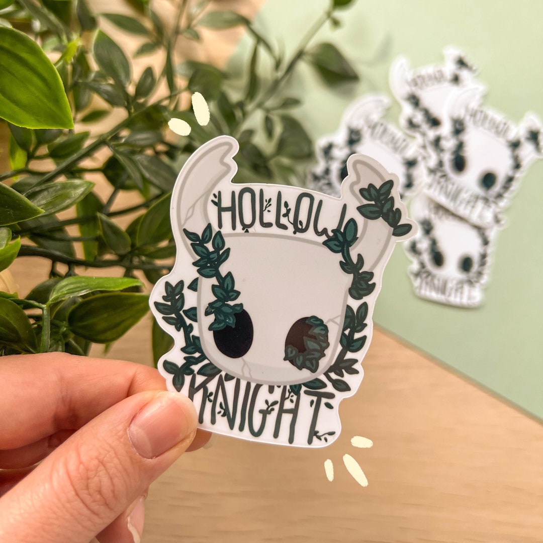 Hollow Knight Mask Sticker | Cute Gaming Vinyl Waterproof Sticker ...