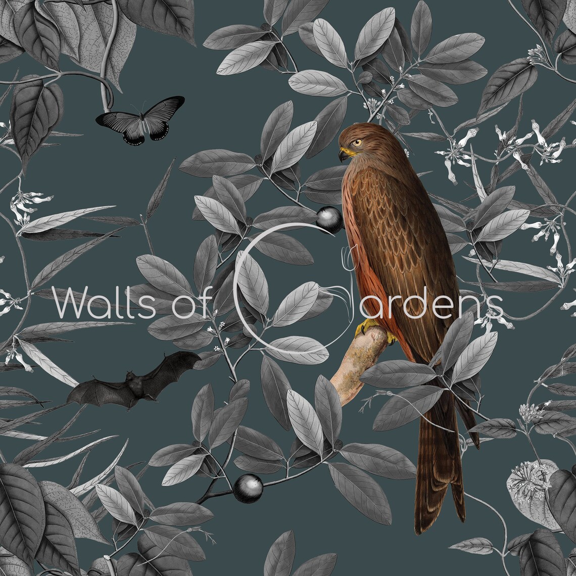 Birds of Prey Wallpaper, Self- Adhesive, Removable or Vinyl Wallpaper ...