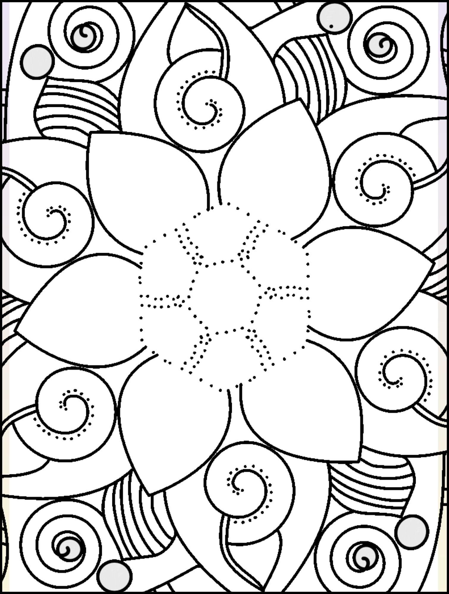 Relaxing Flowers Coloring for Adults Subtitle Stress Relief With 50 ...