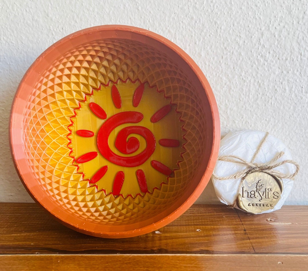 Artisan Shaving Soap Sample Puck With 3D Printed Lathering Bowl Natural ...