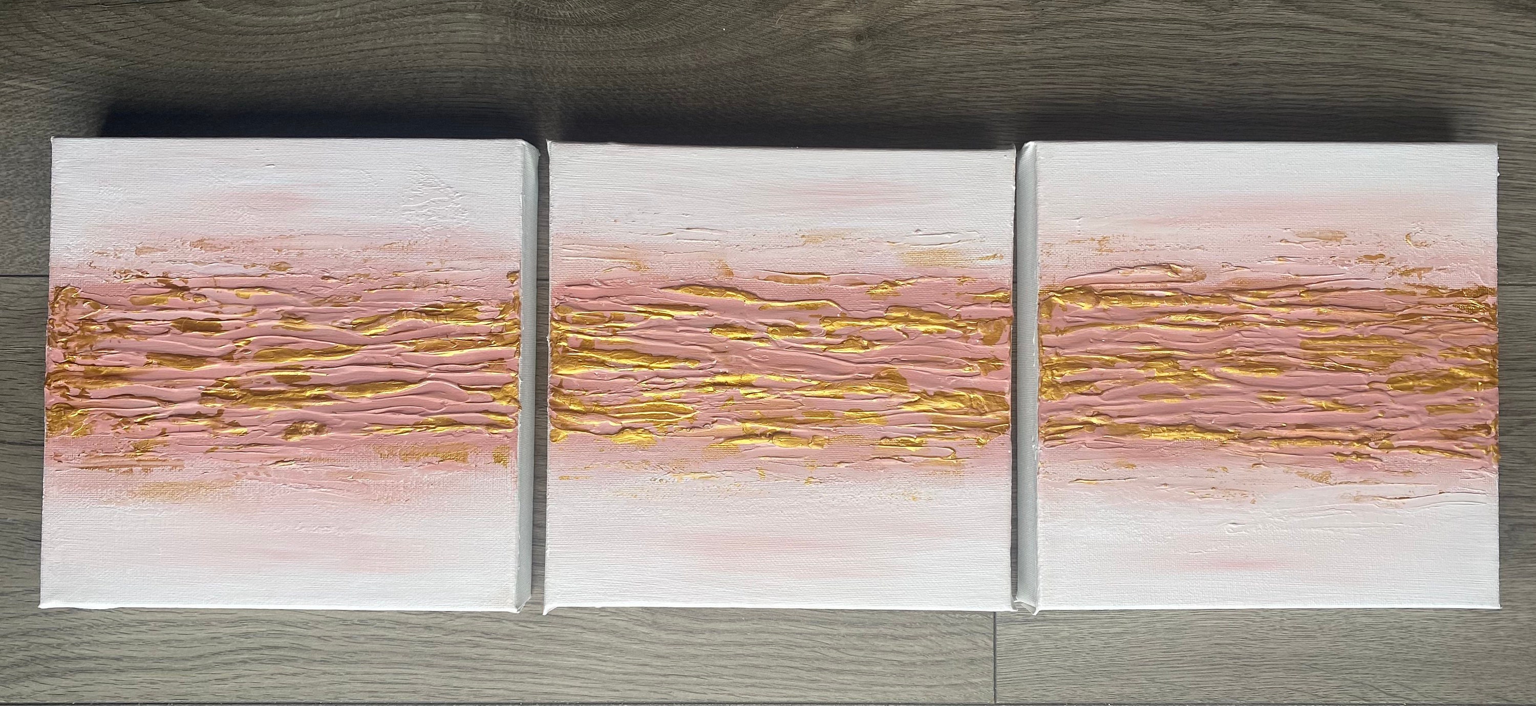 3er-Set Tief strukturierte Acryl-Leinwände | Etsy