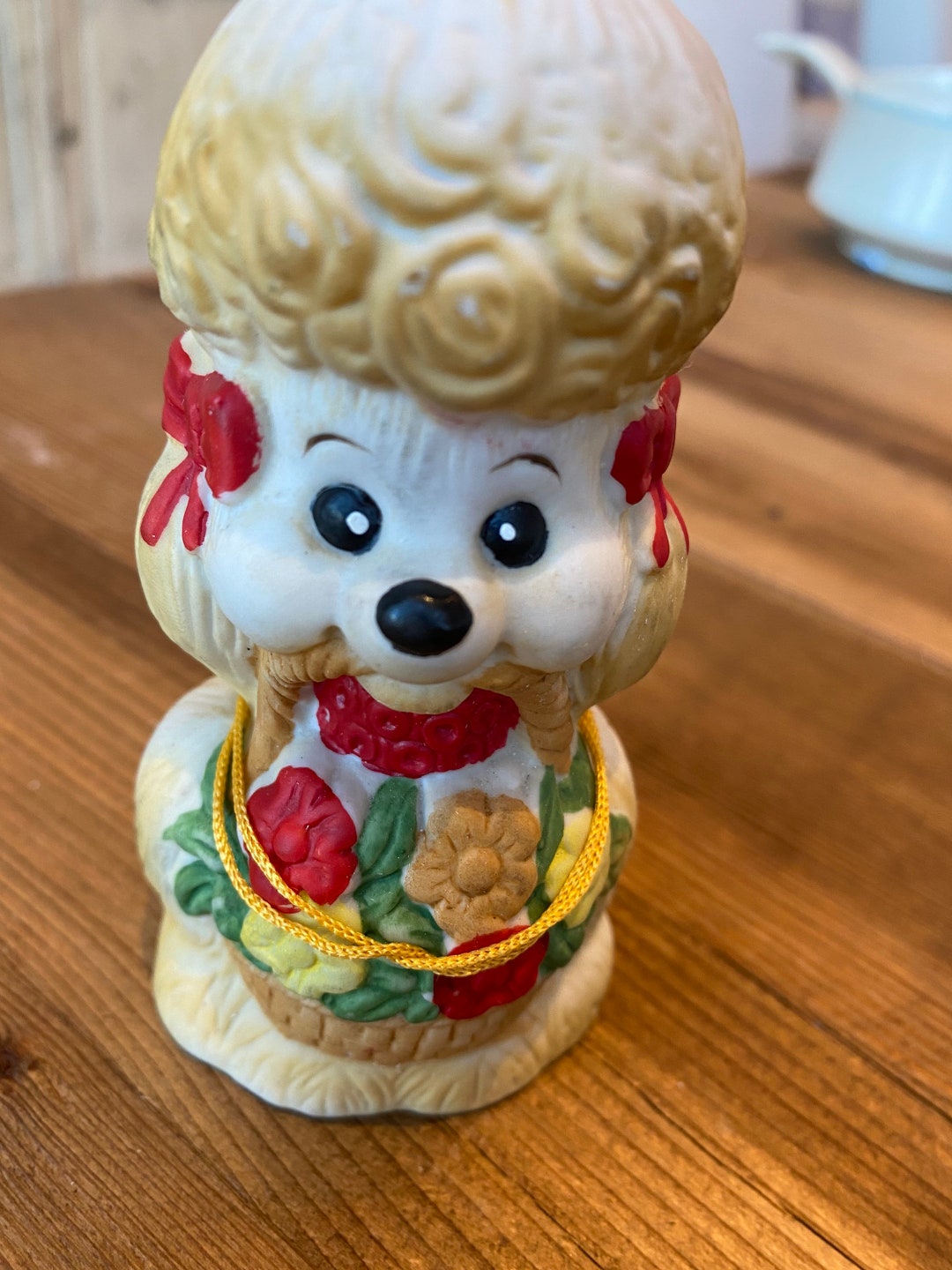Adorable Poodle Puppy Dog Bell 1980 Jasco Critter Bells Fine - Etsy