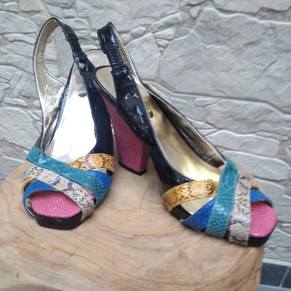 Multicolor Sandals - Etsy