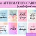 Printable Watercolor Affirmation Cards | Positive Affirmations | Self ...