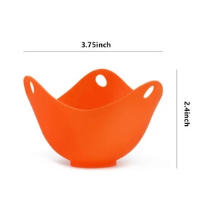 6-pack: Silicone Egg Poaching Cooking Cups Set - Etsy