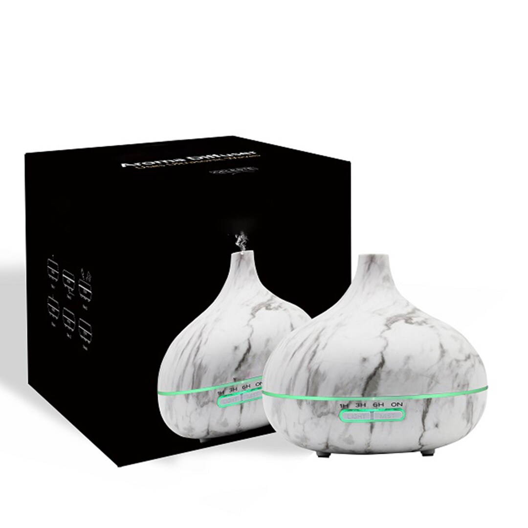 White Marble Ultrasonic Essential Oil Diffuser - Etsy