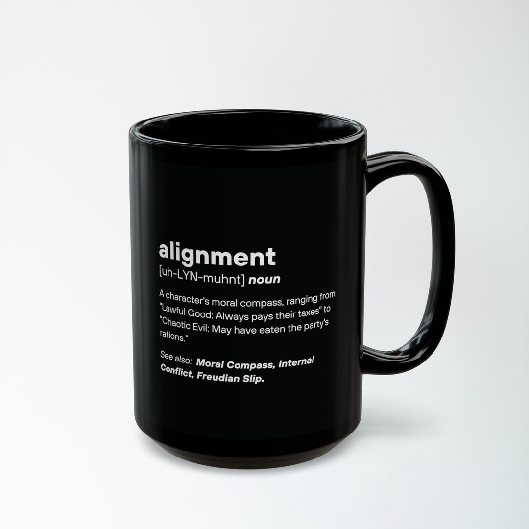 Dnd Mug ' Dictionary Alignment' Dungeons and Dragons, DND Gifts, Dnd ...