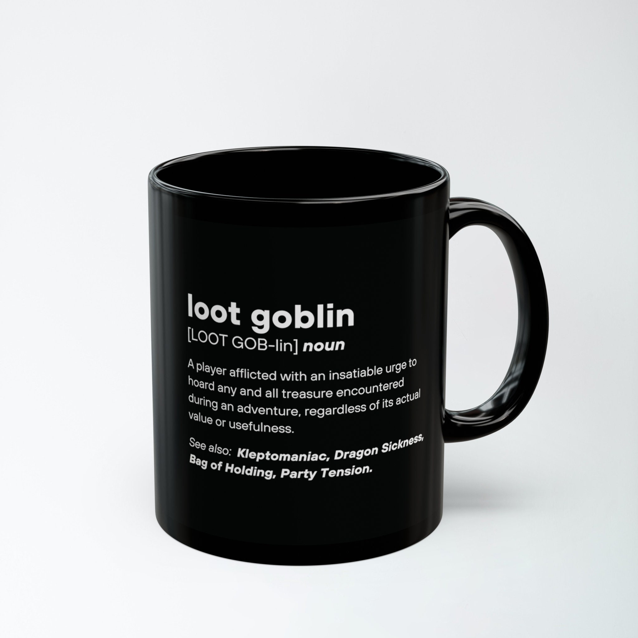 Dnd Mug ' Dictionary Loot Goblin' Dungeons and Dragons, DND Gifts, Dnd ...