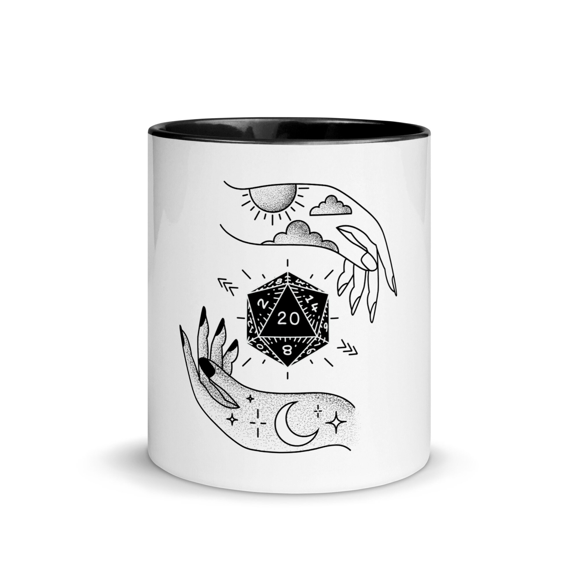Mystic Hands D20 Dnd Mug Dungeons and Dragons Dnd Gifts - Etsy