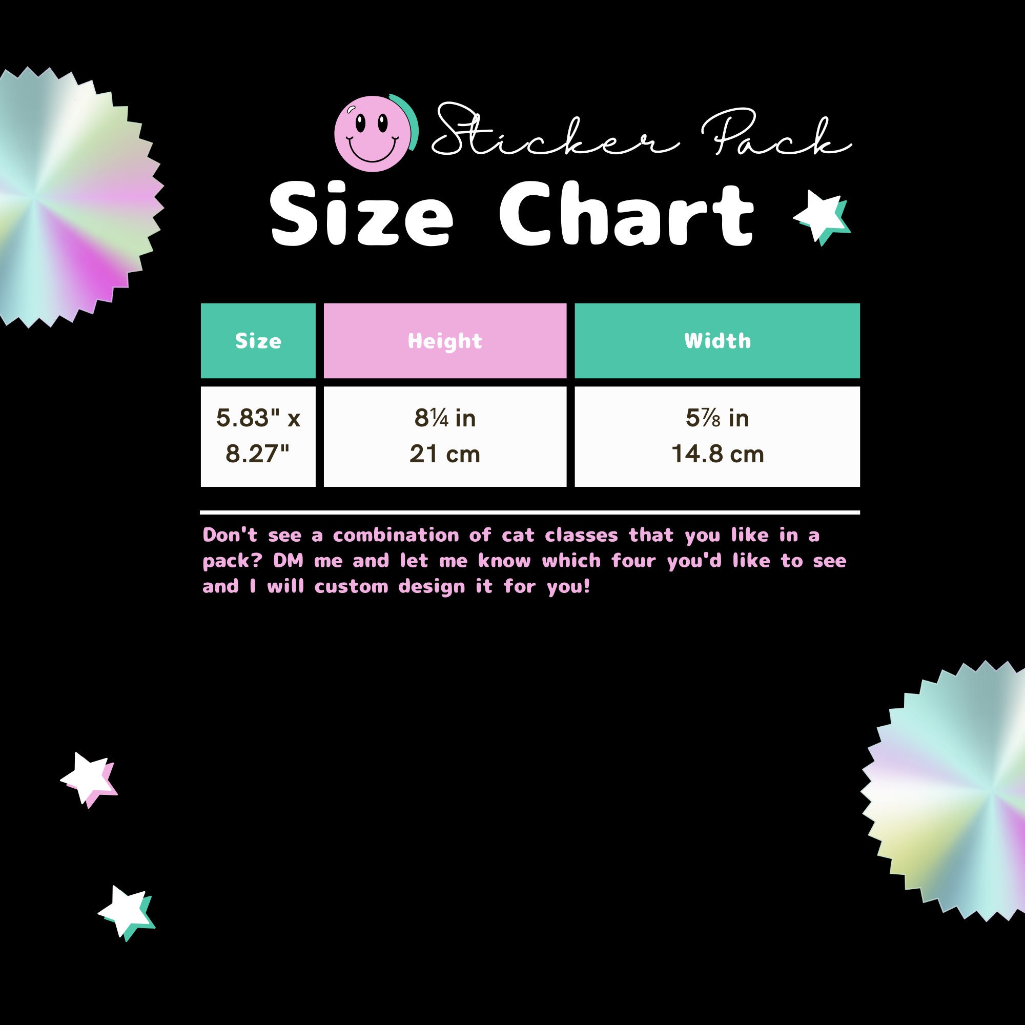 Dnd Stickers Dungeon Cats Set of 4 Sticker Pack: Druid, Fighter, Oracle ...