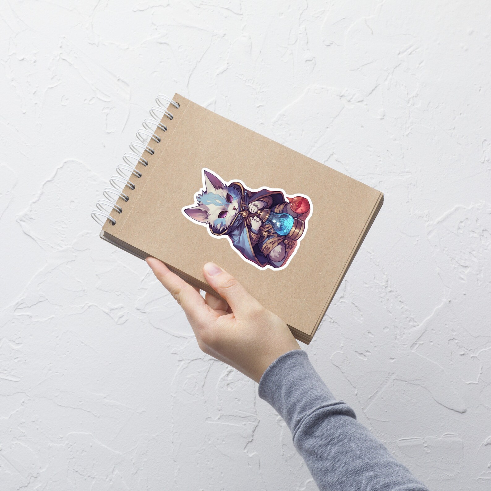 Dnd Sticker 'artificer Cat Alchemist' Dungeon Master, Dm Gift, Dungeons ...