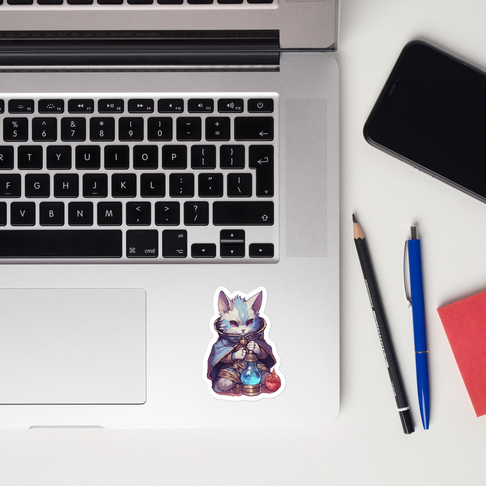 Dnd Sticker 'artificer Cat Alchemist' Dungeon Master, Dm Gift, Dungeons ...
