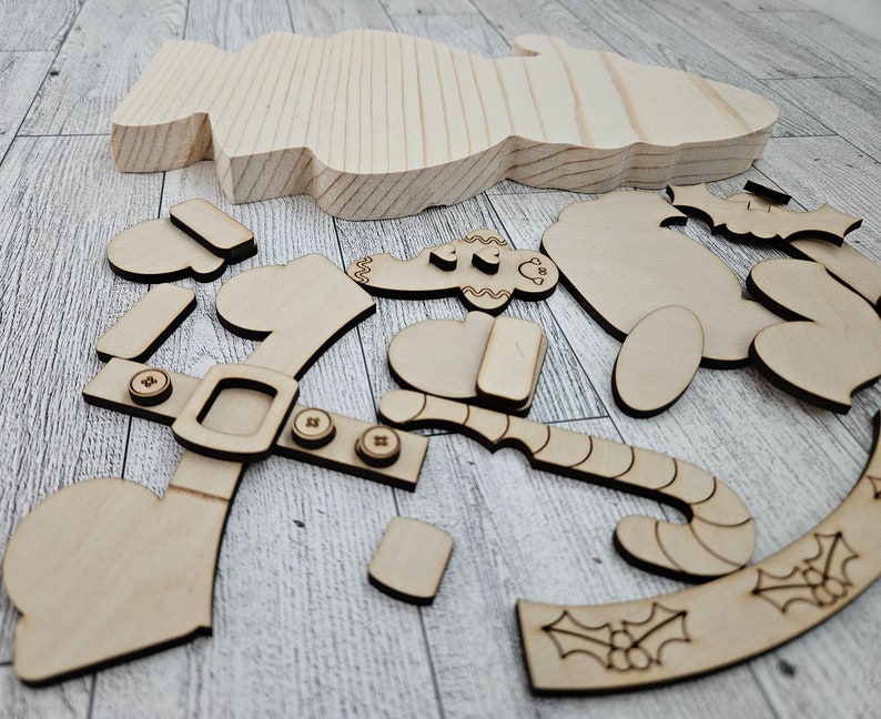 DIY Craft Kits, Complete Painting Kit, Wood Holiday Decor - Etsy