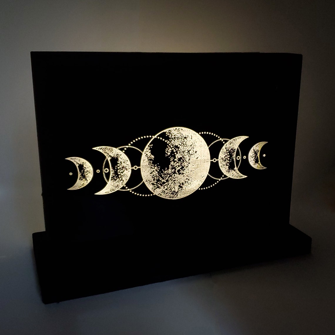 Engraved Acrylic Night Light Boxes LED Color Changing Lights | Etsy