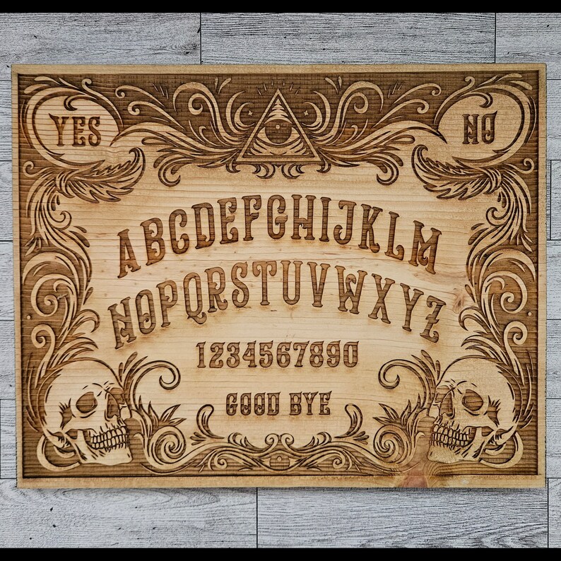 Laser Engraved Ouija Board, Spirit Board - Etsy