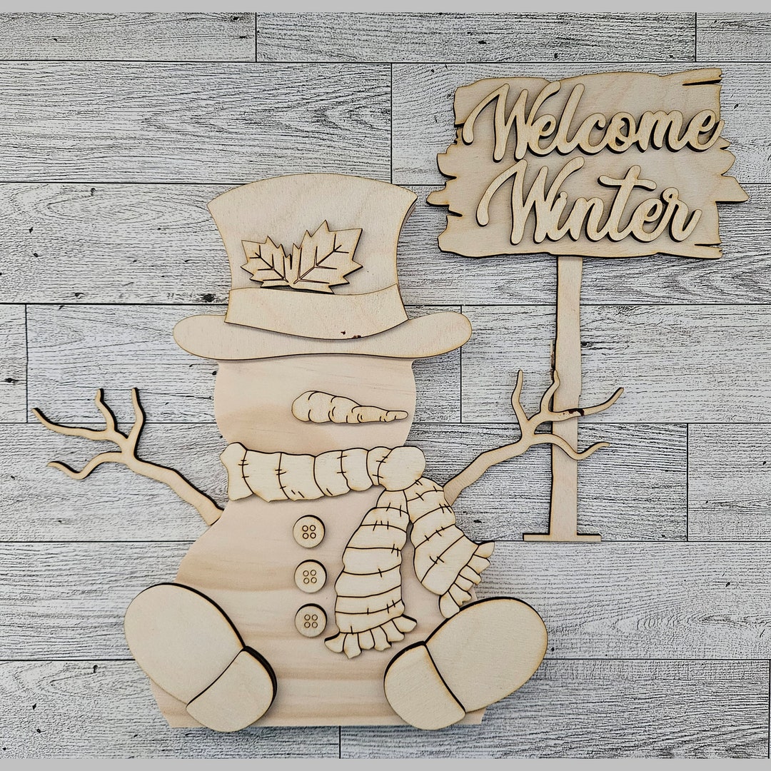 DIY Craft Kits, Complete Painting Kit, Wood Holiday Decor - Etsy