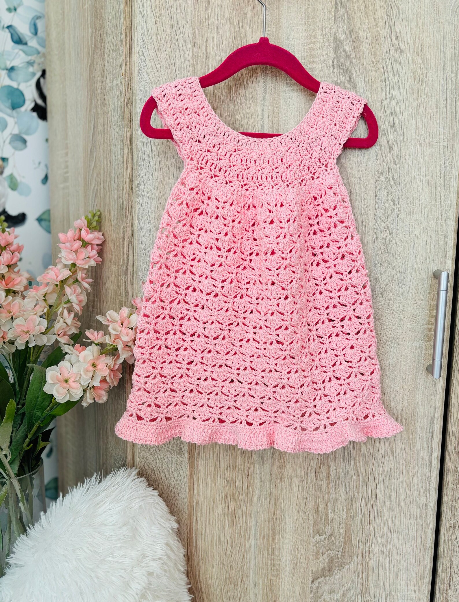 Crochet Dress Pattern – Dorothy Design, Sizes 1-8 Years (PDF Pattern ...