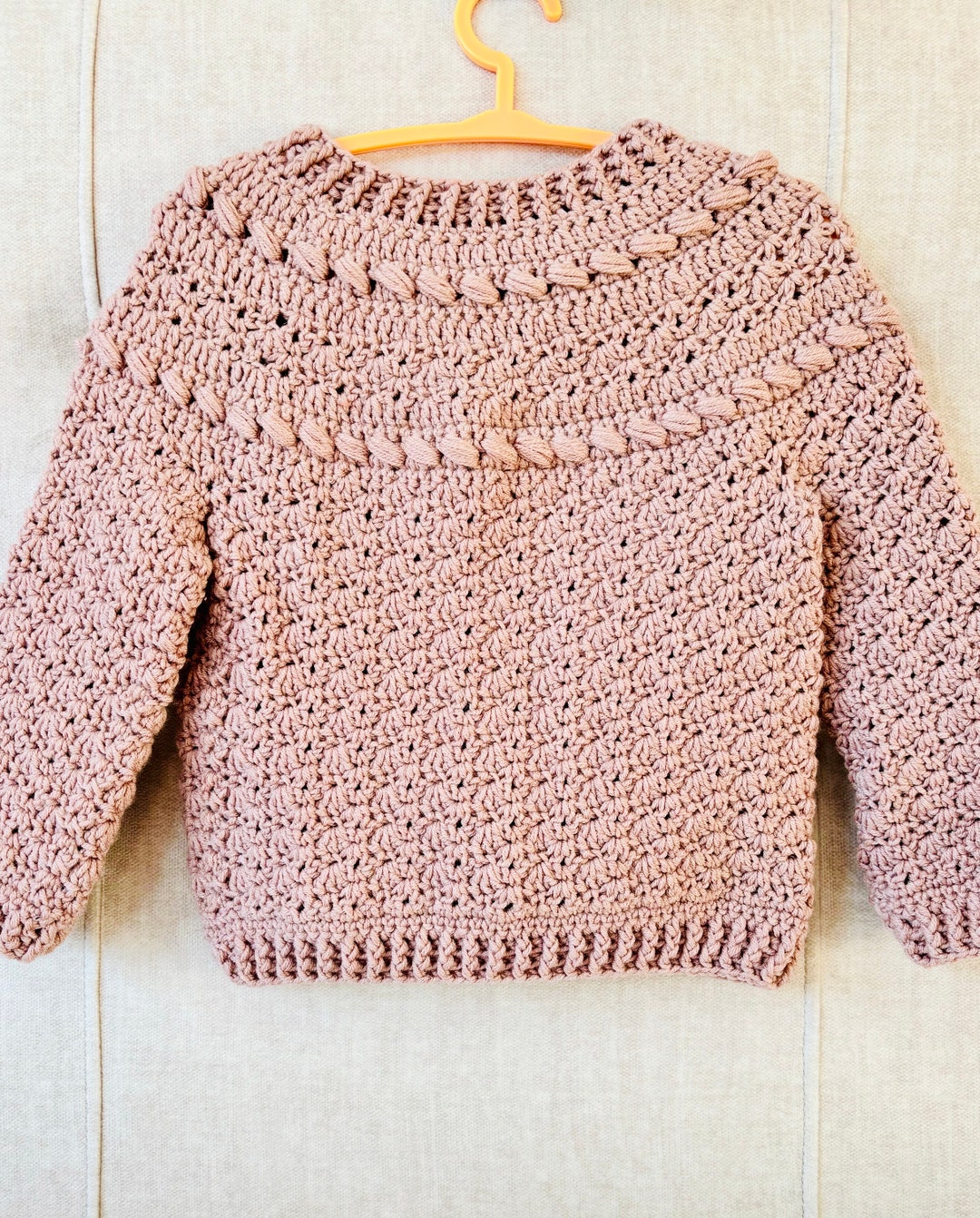 Crochet Pattern Milla Sweater, Girls Sweater Pattern, Crochet Patterns ...