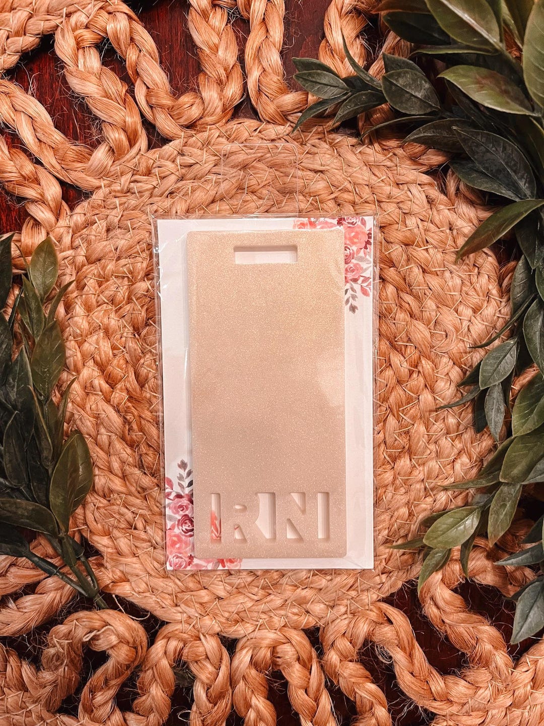 Glitter Badge Buddy - Handmade ID Tag Accessory - Etsy
