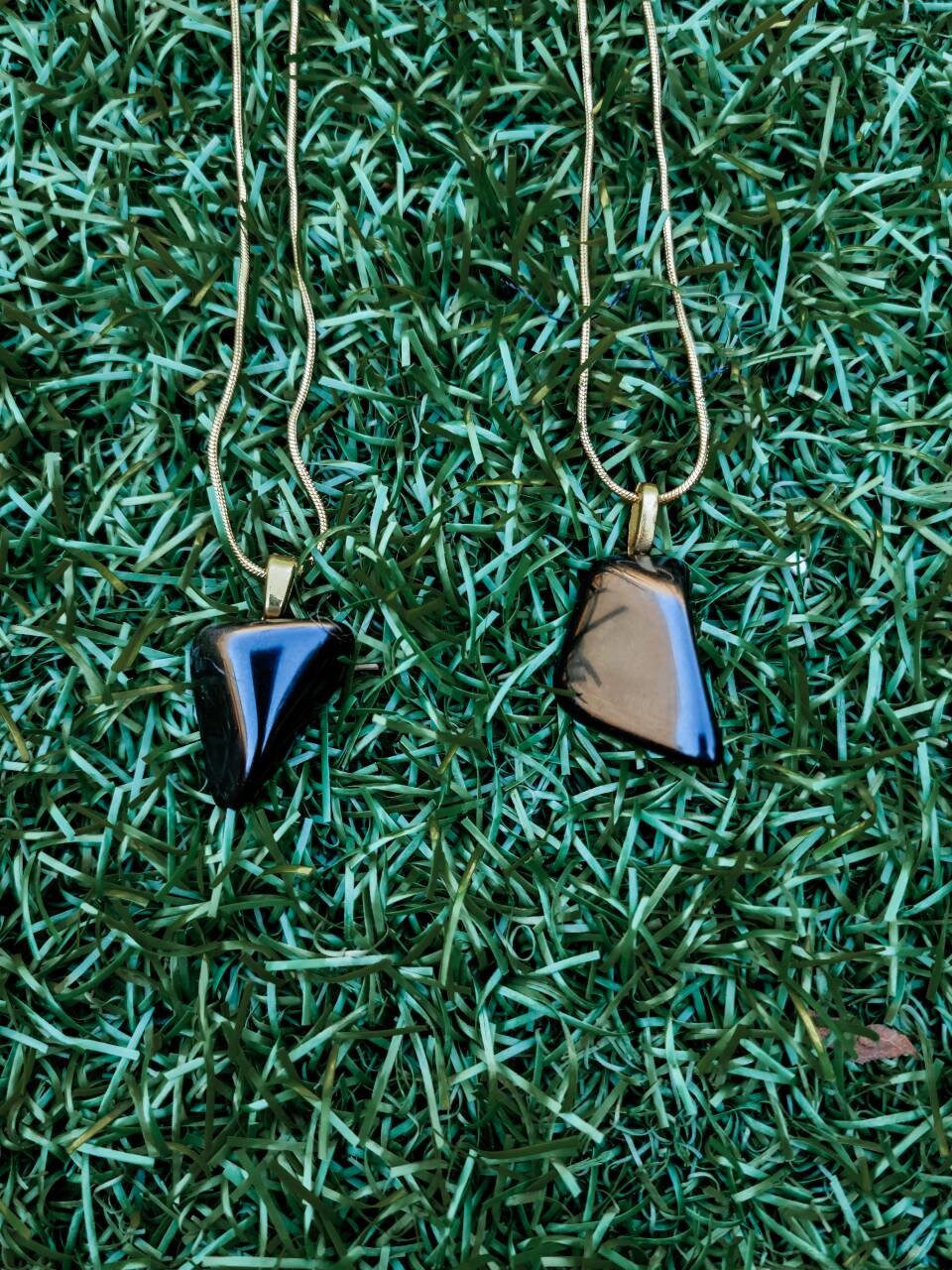 Obsidian Necklace | Etsy