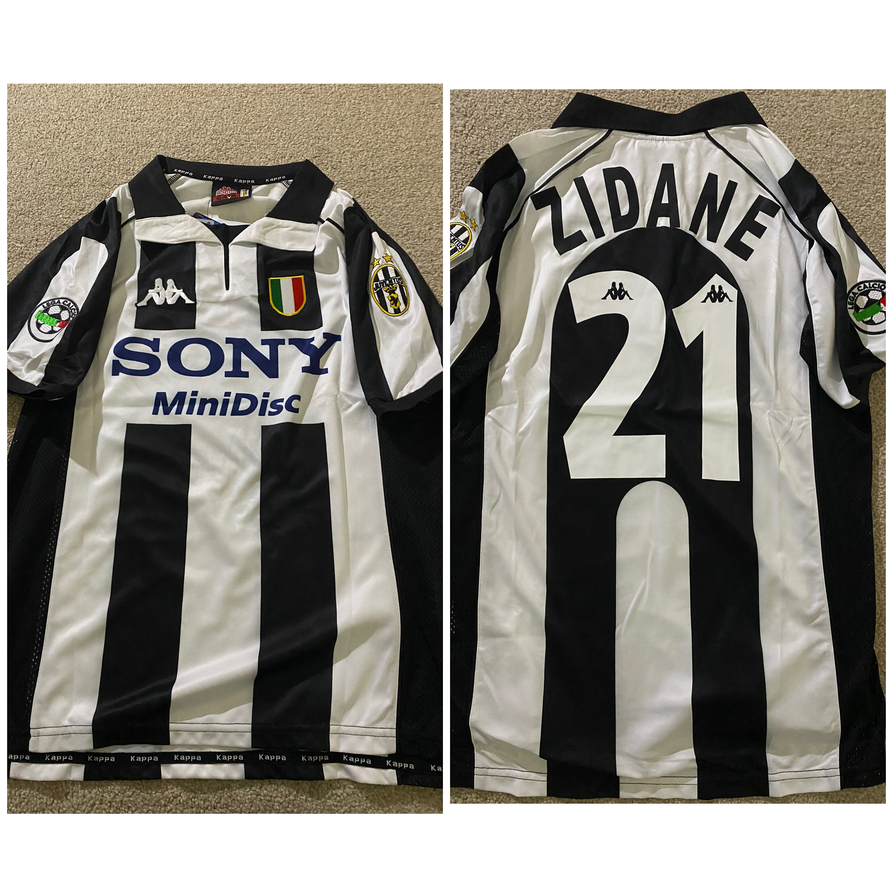 Zidane Juventus 97/98 Maillot à domicile | Etsy
