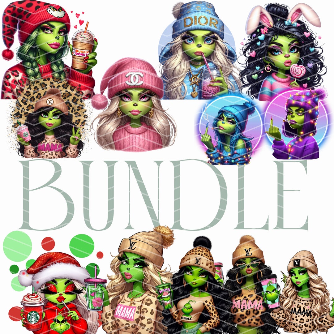 Bundle, DTF Transfers, Sublimation Transfers, Png Bundle, Cute Grouchy ...