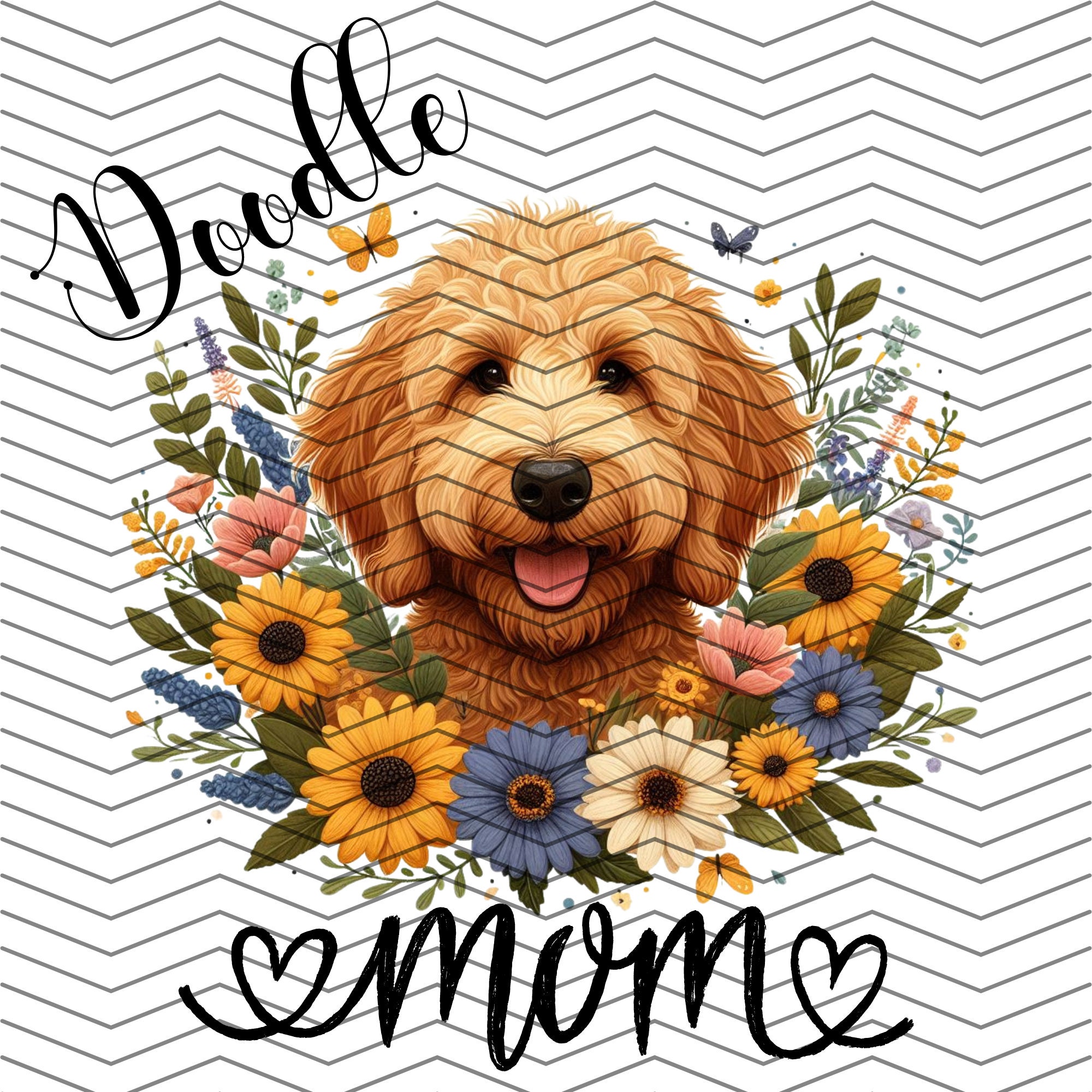 Goldendoodle Mom Life Tshirt Design Png, Cute Mom Life Png, Doodle Mom ...