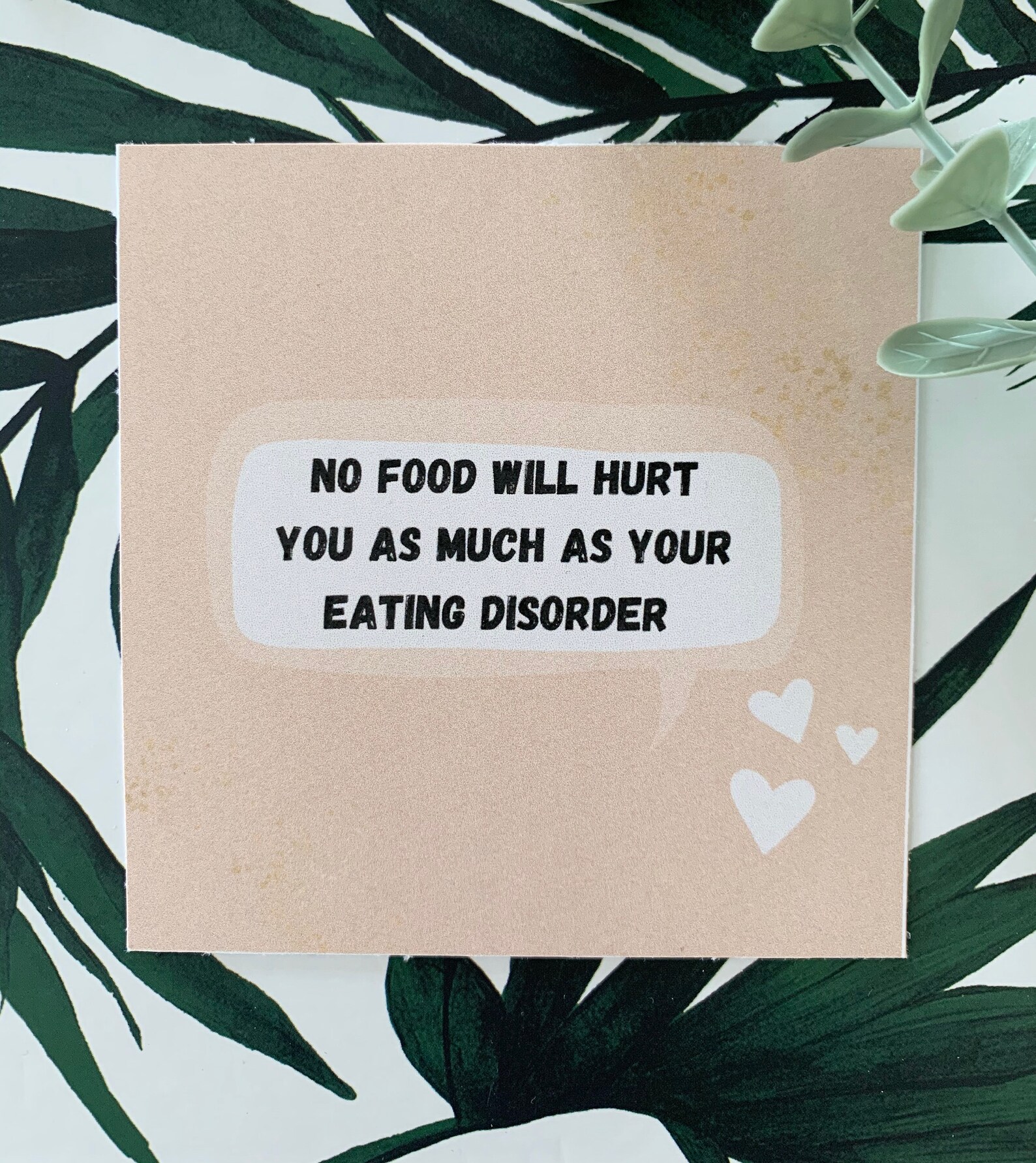 ED Recovery / Anorexia Recovery / Mental Health Positive Affirmation ...