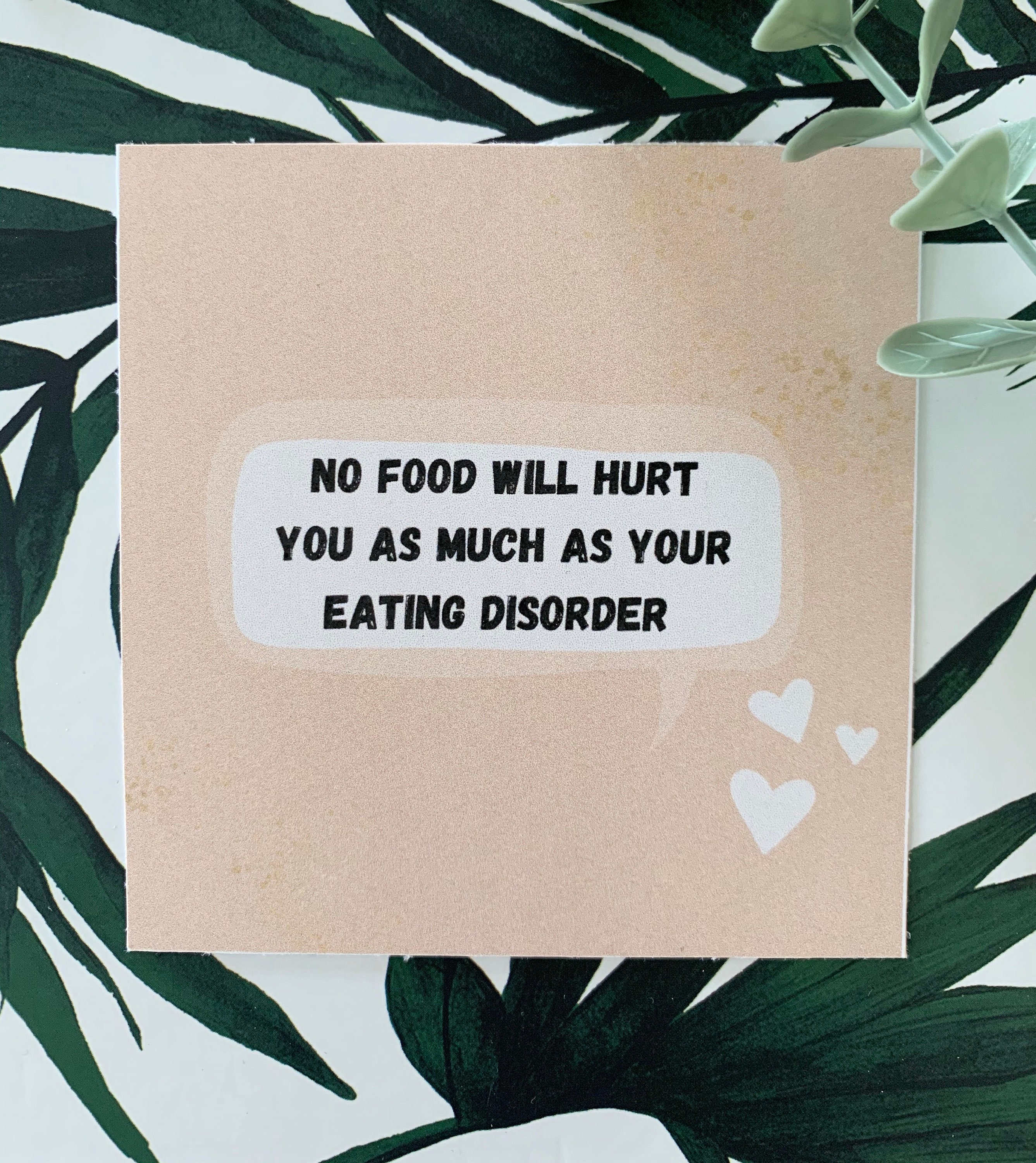 ED Recovery / Anorexia Recovery / Mental Health Positive Affirmation ...