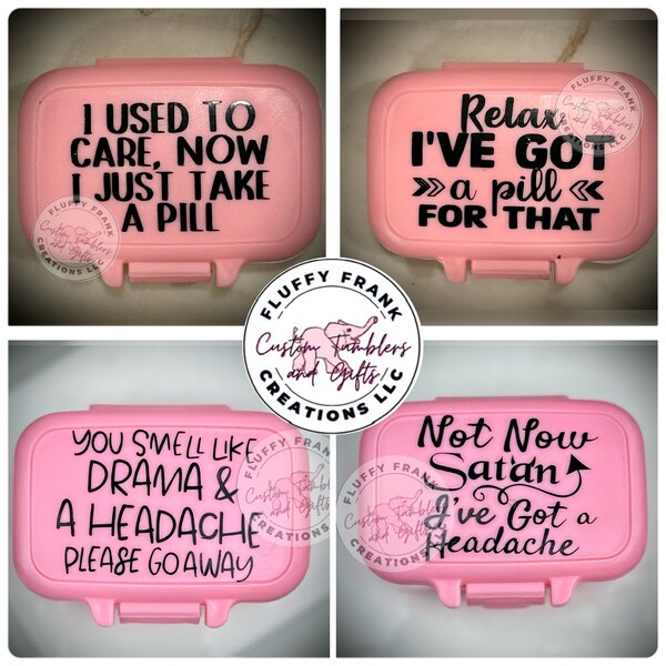 Funny Pill Box - Etsy