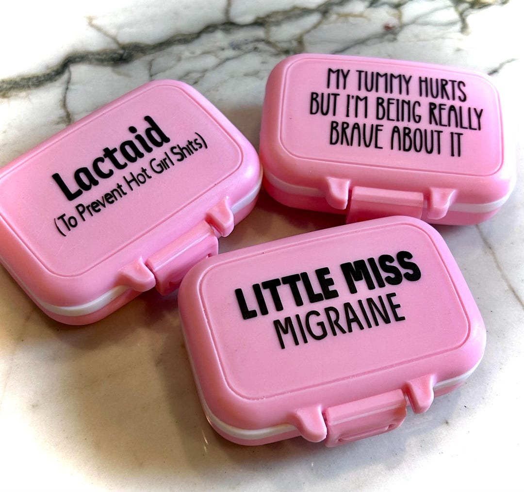 Pill Box | Funny Pill Box | Medication | Humor | Bachelorette Gift ...