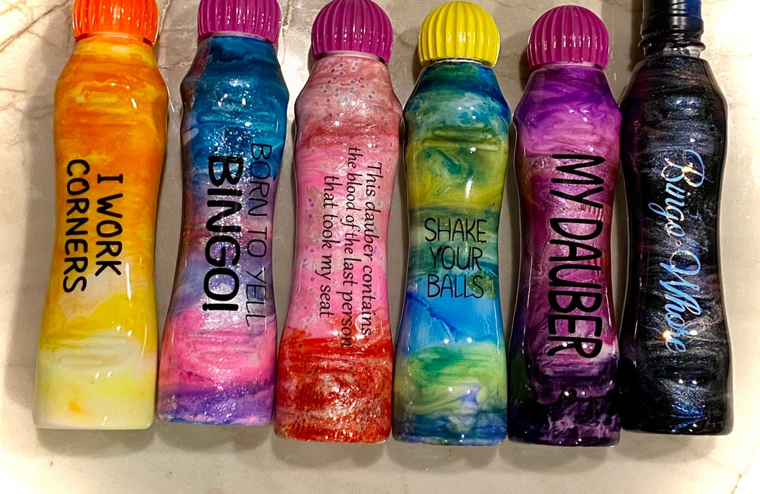 Custombingo Dauber Swirled Bingo Dauber Bingo Junkie Bingo Lover Bingo ...