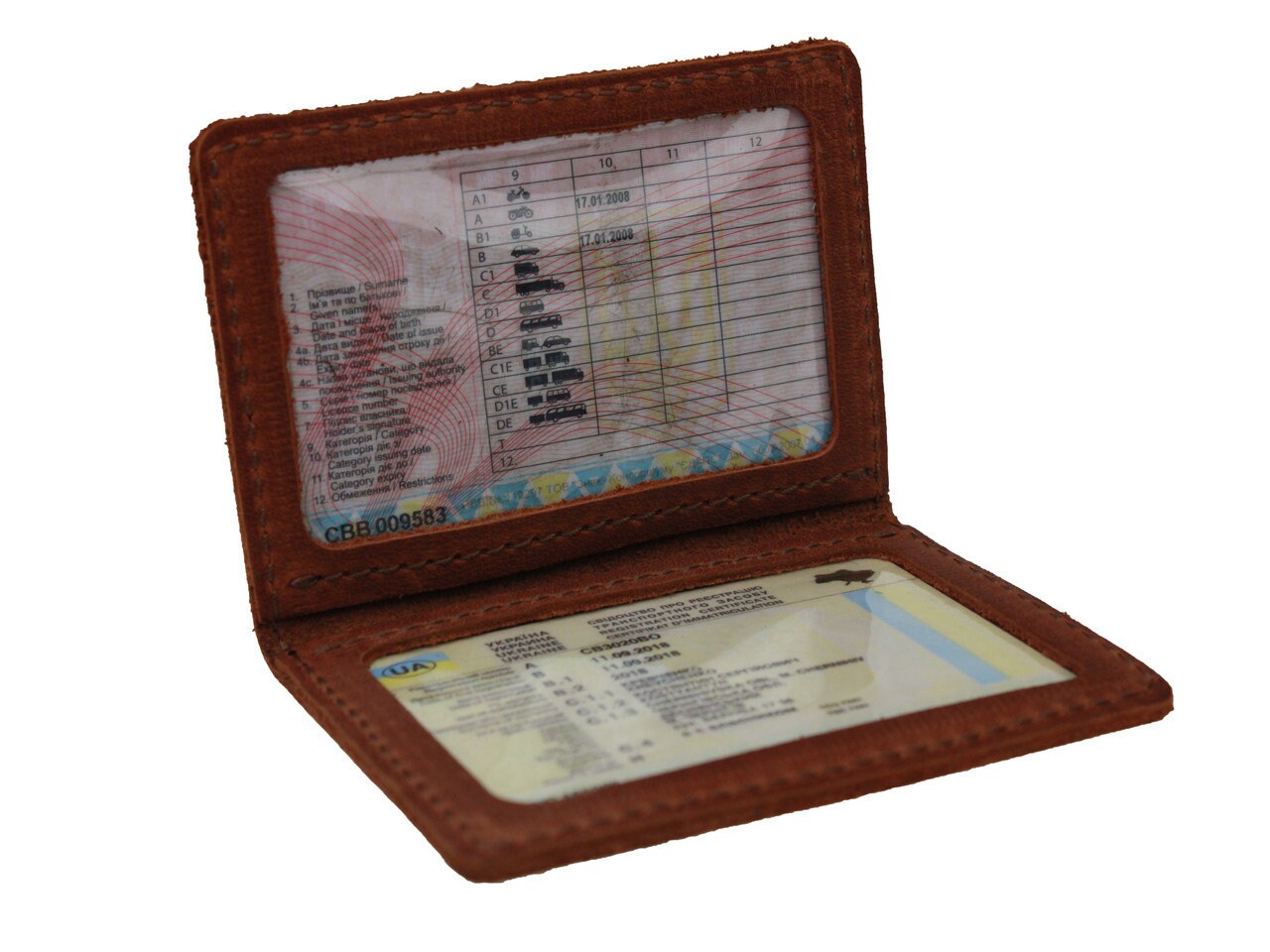 Cover for Driver's License and Passport ID, Leather Cover for Driving ...