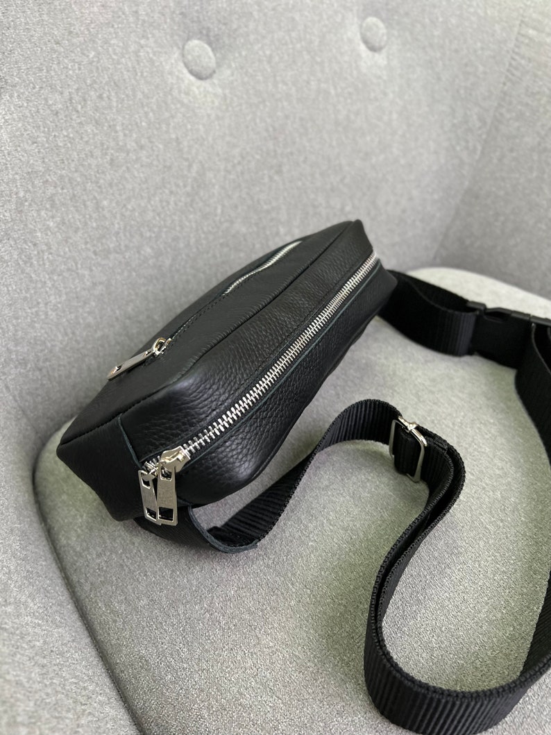 Crossbody Bag Men Black, Small Crossbody Bag, Leather Sling Bag ...