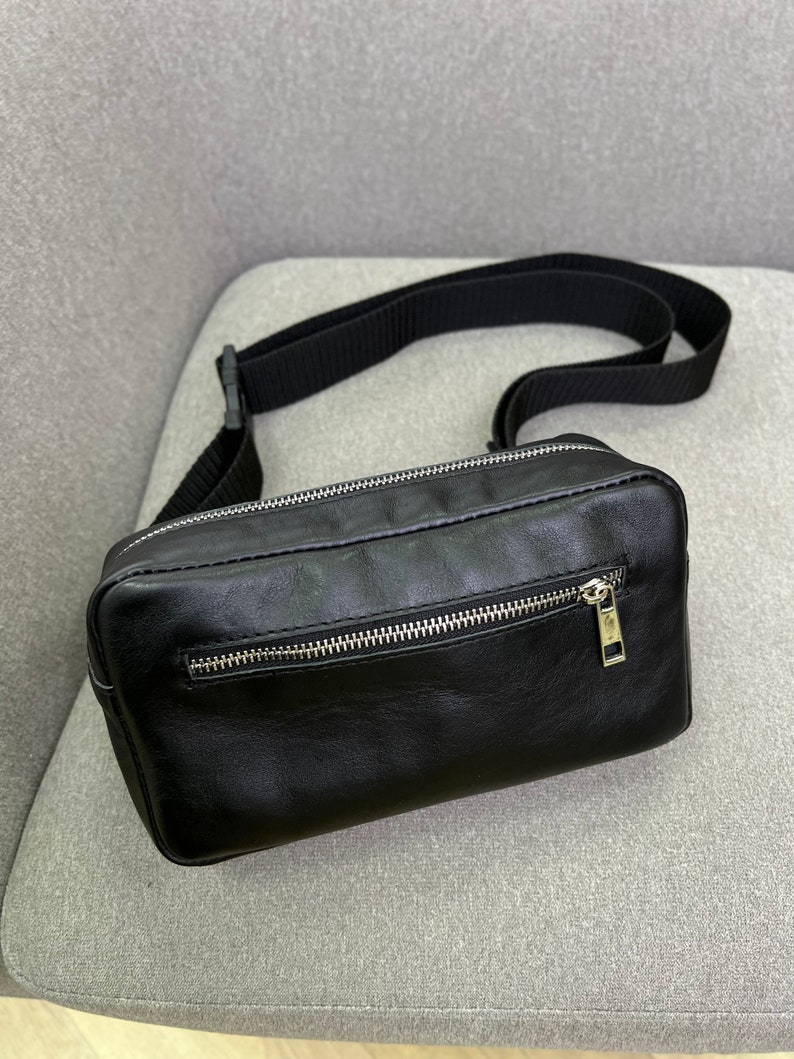 Crossbody Bag Men Black, Small Crossbody Bag, Leather Sling Bag ...