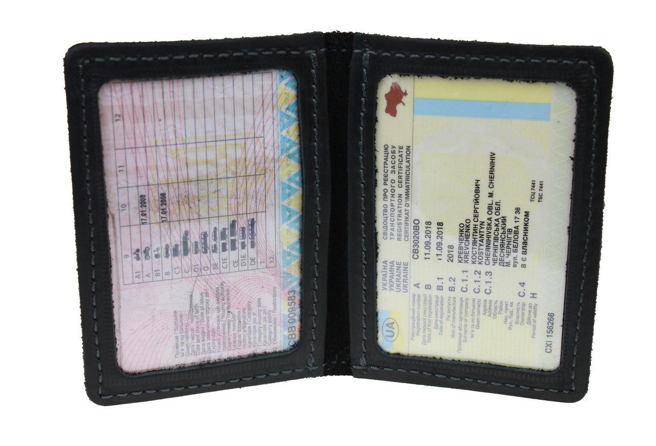 Cover for Driver's License and Passport ID, Leather Cover for Driving ...