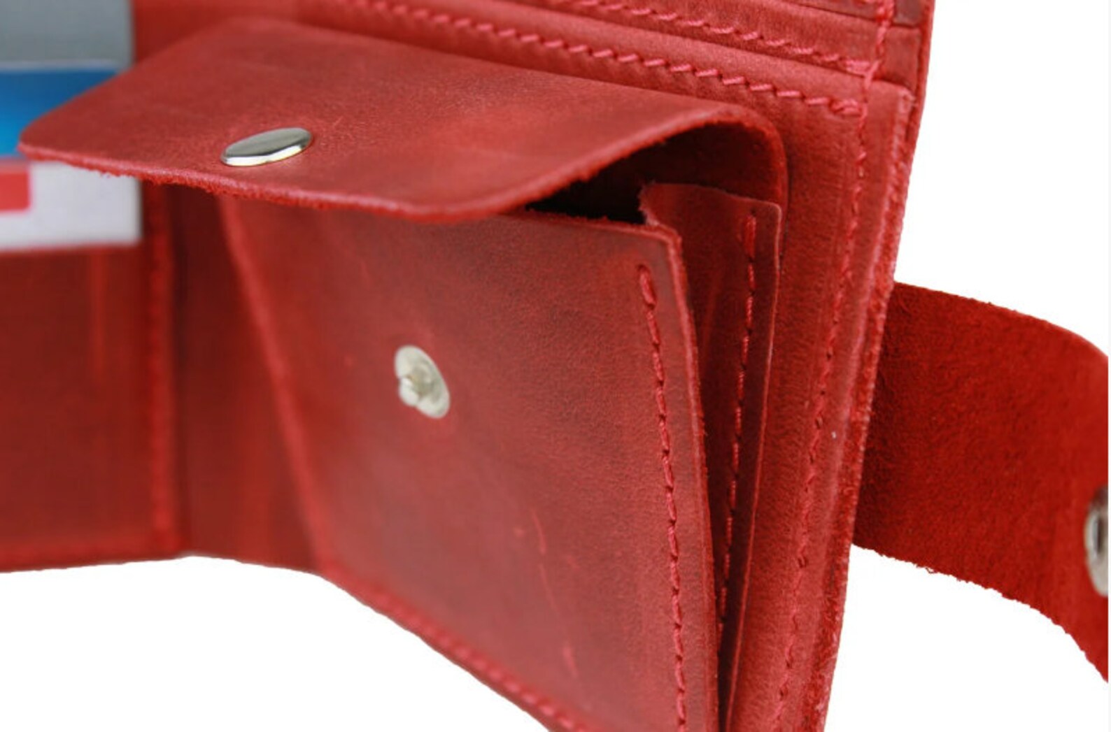Women Leather Wallet Red, Small Leather Wallet, Wallets for Women ...