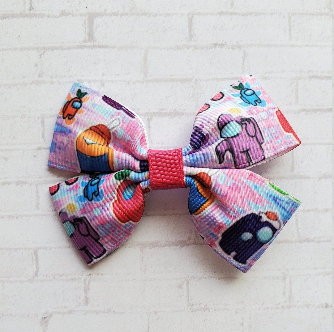 Among Us Bow , Imposter Bow , Sus Bow , Game Bow , Video Game Bow ...