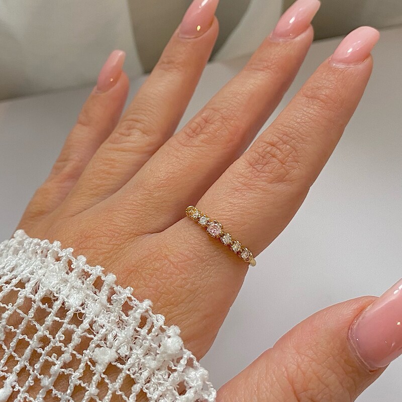 Pink Gold Rings - Etsy