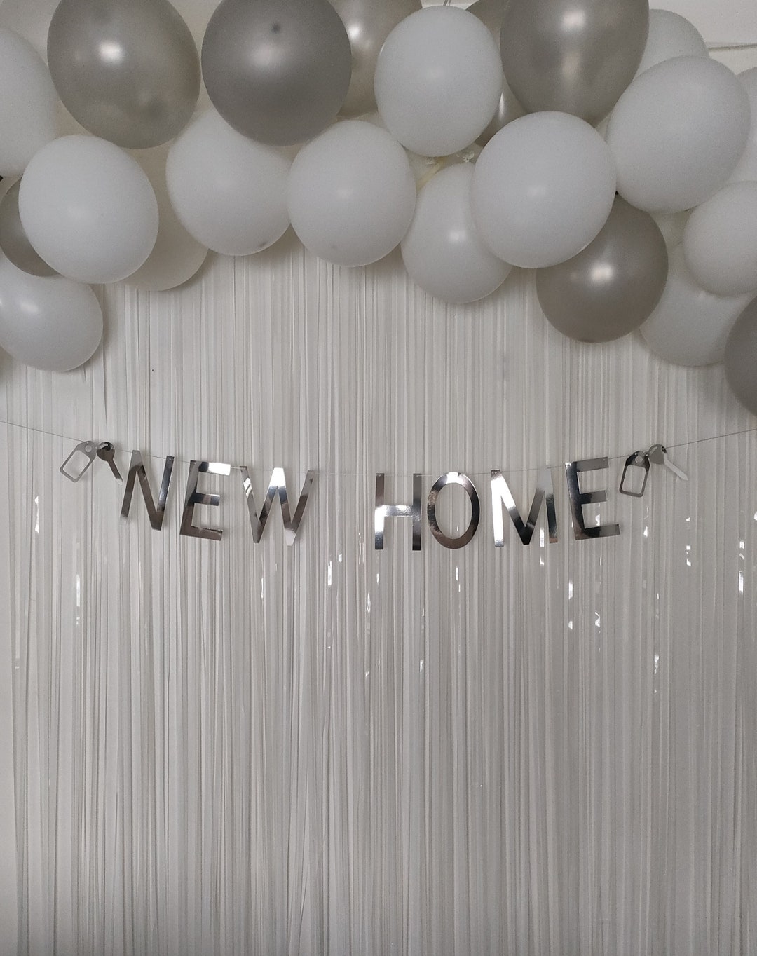 New Home - Silver Banner - Etsy