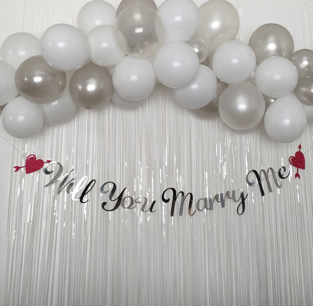 Proposal ''will You Marry Me'' Banner/ Bunting - Etsy UK