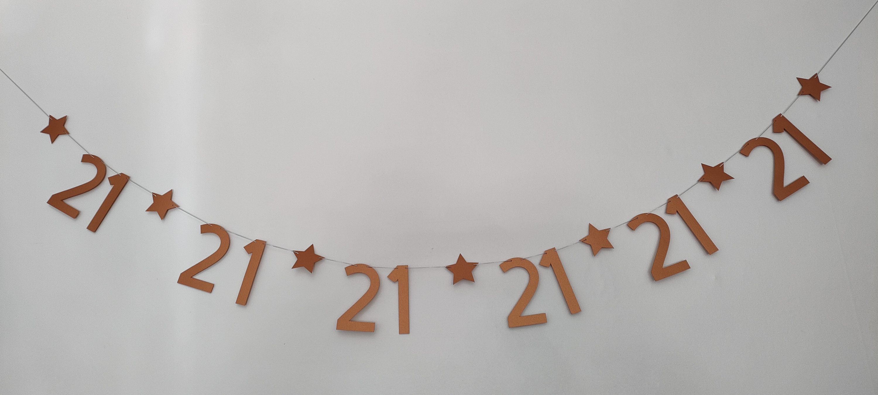 21st Birthday Party Banner/ Garland in Gold, Silver, Black or Bronze - Etsy