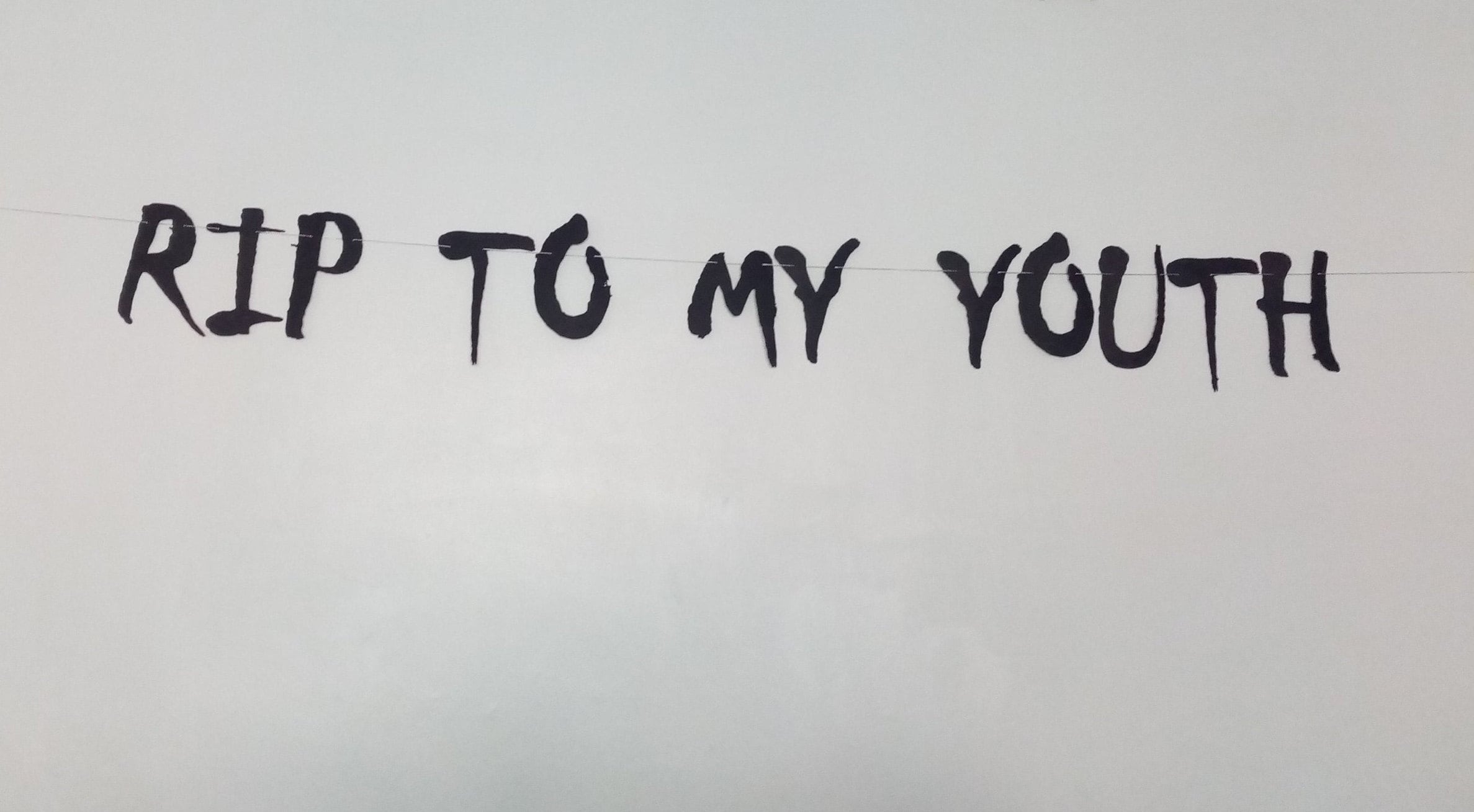 GOTHIC ''RIP To My Youth'' Birthday Banner in | Etsy