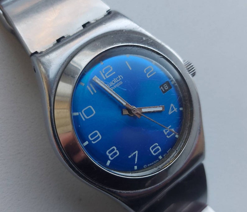 Vintage Quartz Watch SWATCH IRONY V8 - Etsy