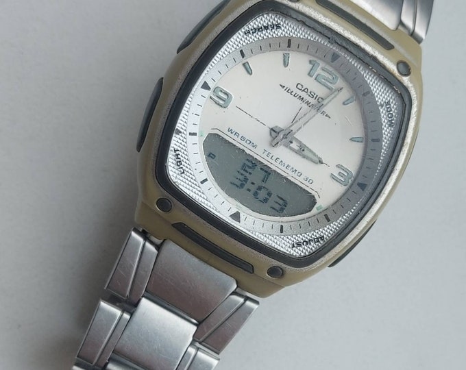 RARE Casio Telememo 30 ILLUMINATOR AW-81 - Etsy