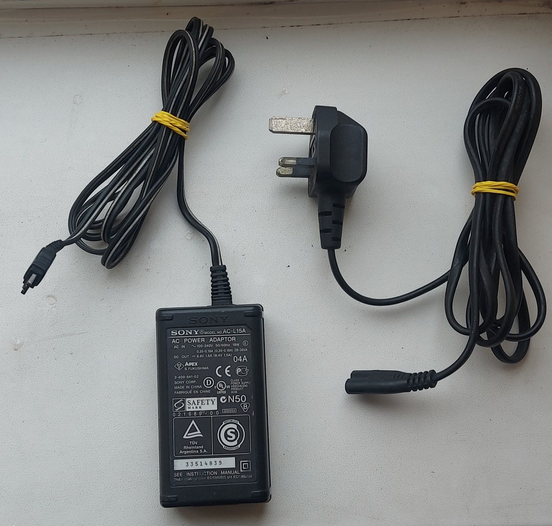 Original SONY Ac-l15a AC Adapter 8.4V DC 1.5A Camcorder Charger - Etsy