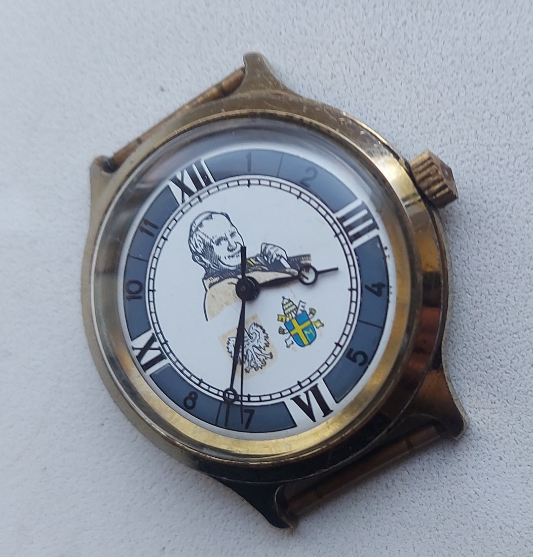 Rare Mechanical Watch Vostok 2409A pope Ioan Pavel Ii - Etsy